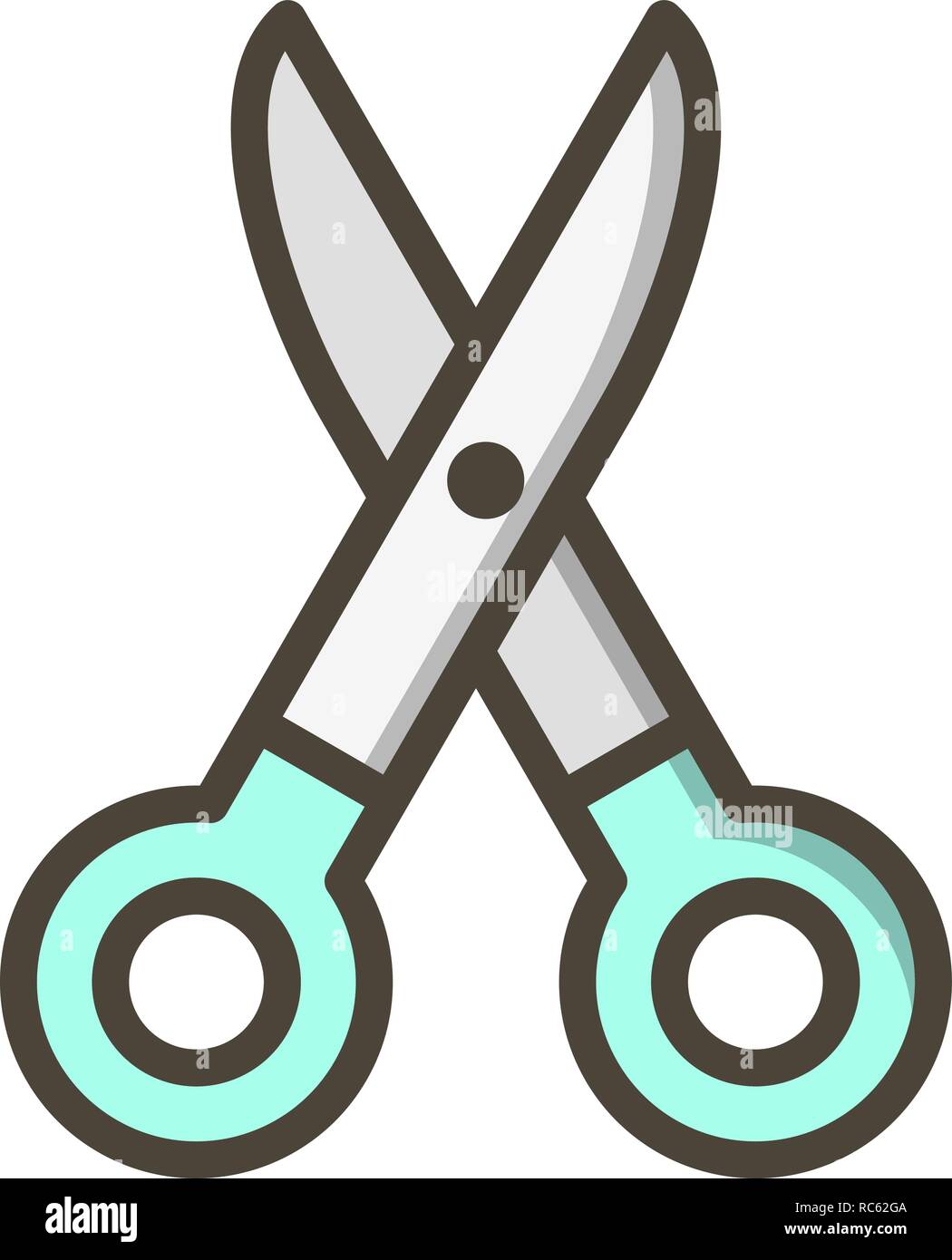 Vector Scissors Icon Stock Vector Image & Art - Alamy