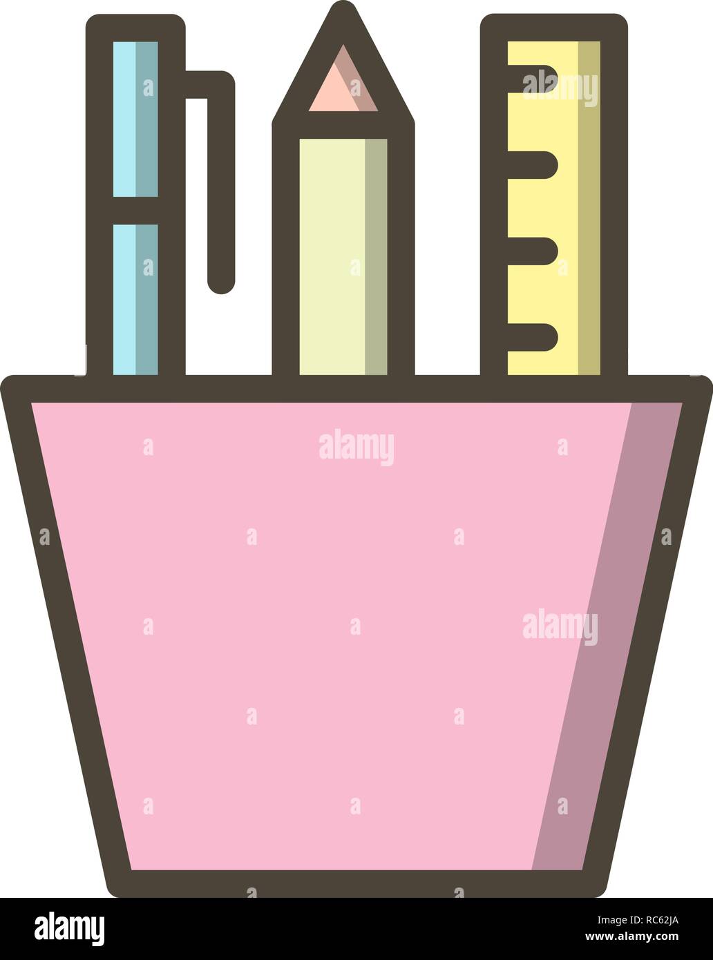 Vector Stationery Icon Stock Vector Image & Art - Alamy