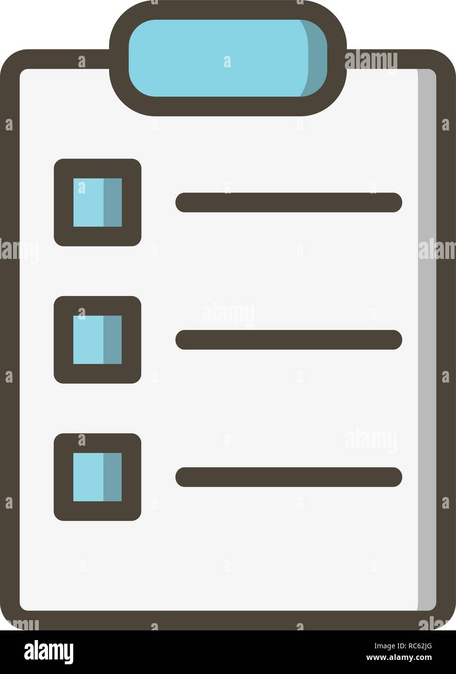 Vector List Icon Stock Vector Image & Art - Alamy