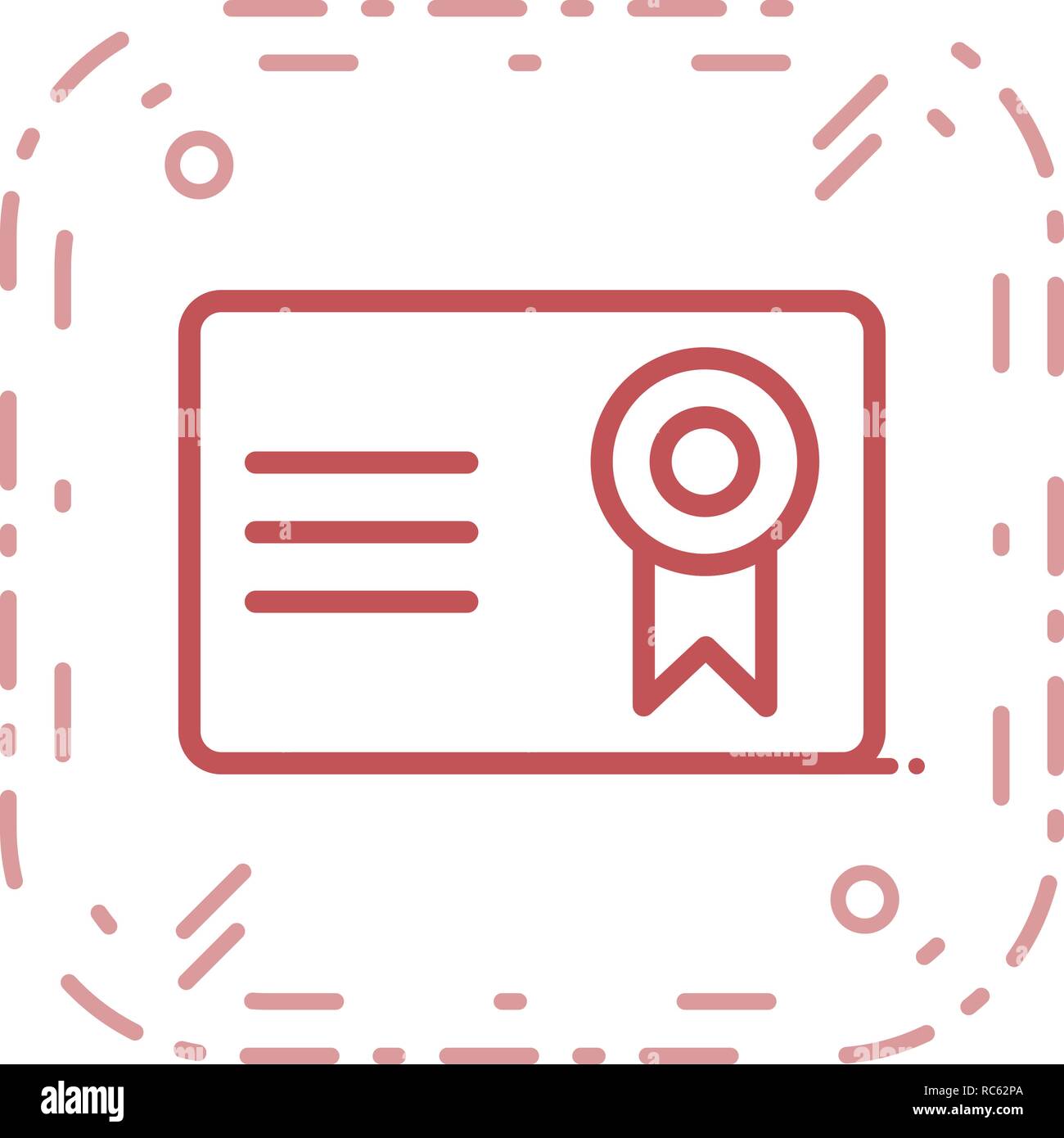 Vector Certificate Vector Icon Stock Vector Image & Art - Alamy