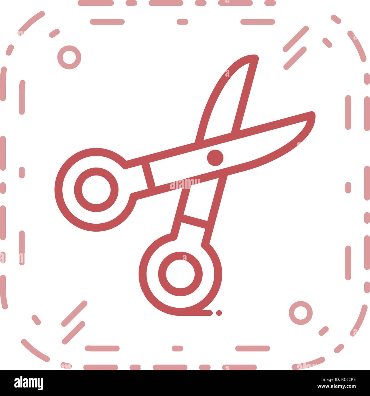 Vector Scissors Icon Stock Vector Image & Art - Alamy