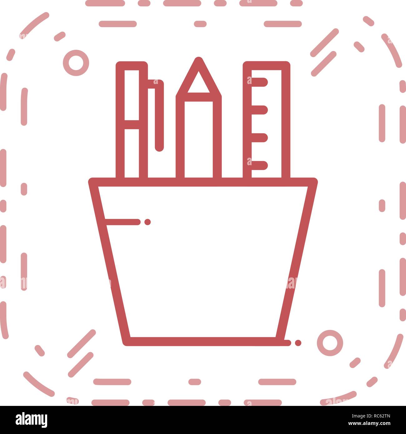 Vector Stationery Icon Stock Vector Image & Art - Alamy