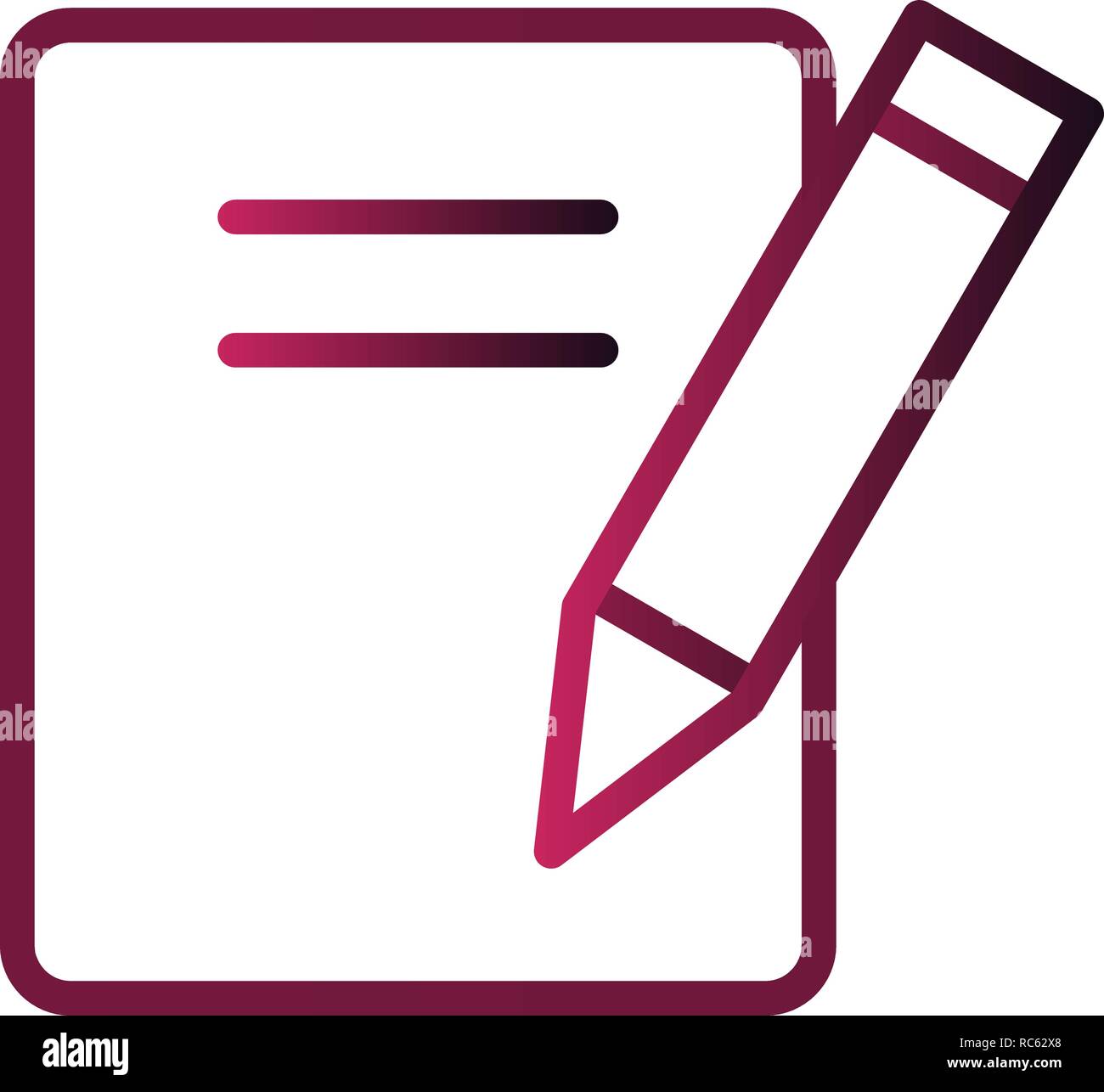 Vector Notes Icon Stock Vector Image & Art - Alamy