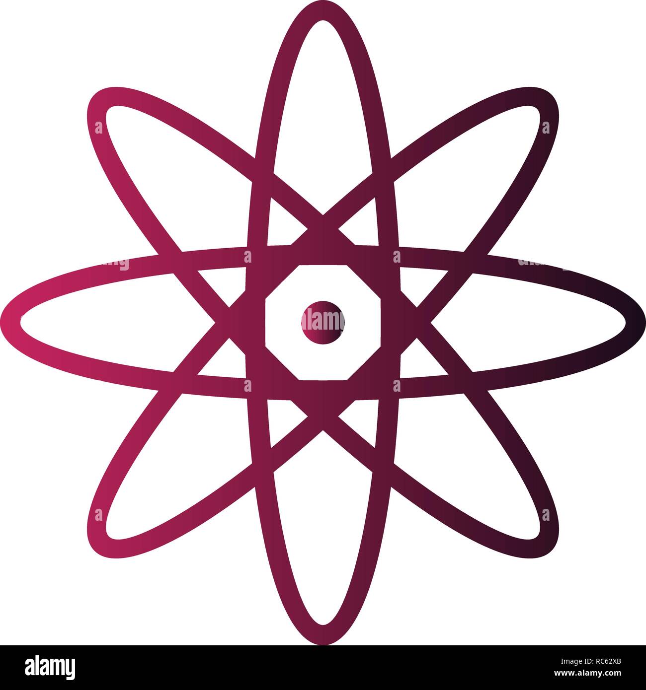 Vector Atom Icon Stock Vector Image & Art - Alamy