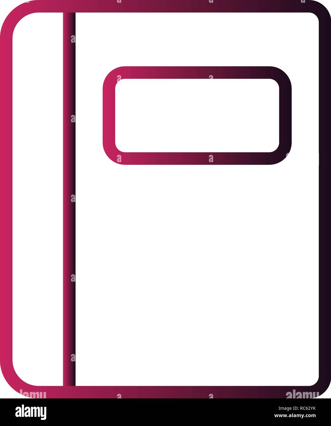 Vector Notebook Icon Stock Vector Image & Art - Alamy