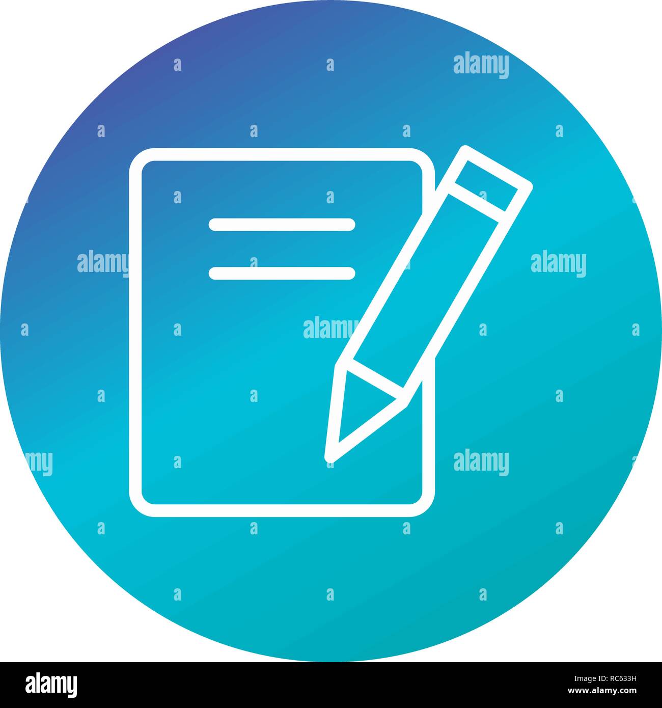 Vector Notes Icon Stock Vector Image & Art - Alamy