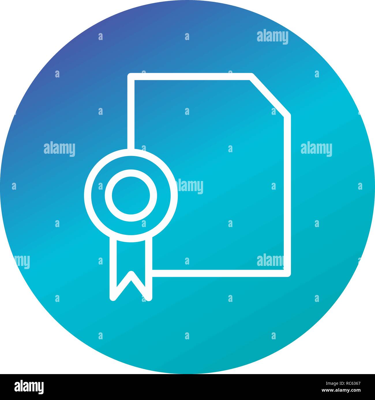 Vector Diploma Icon Stock Vector Image & Art - Alamy