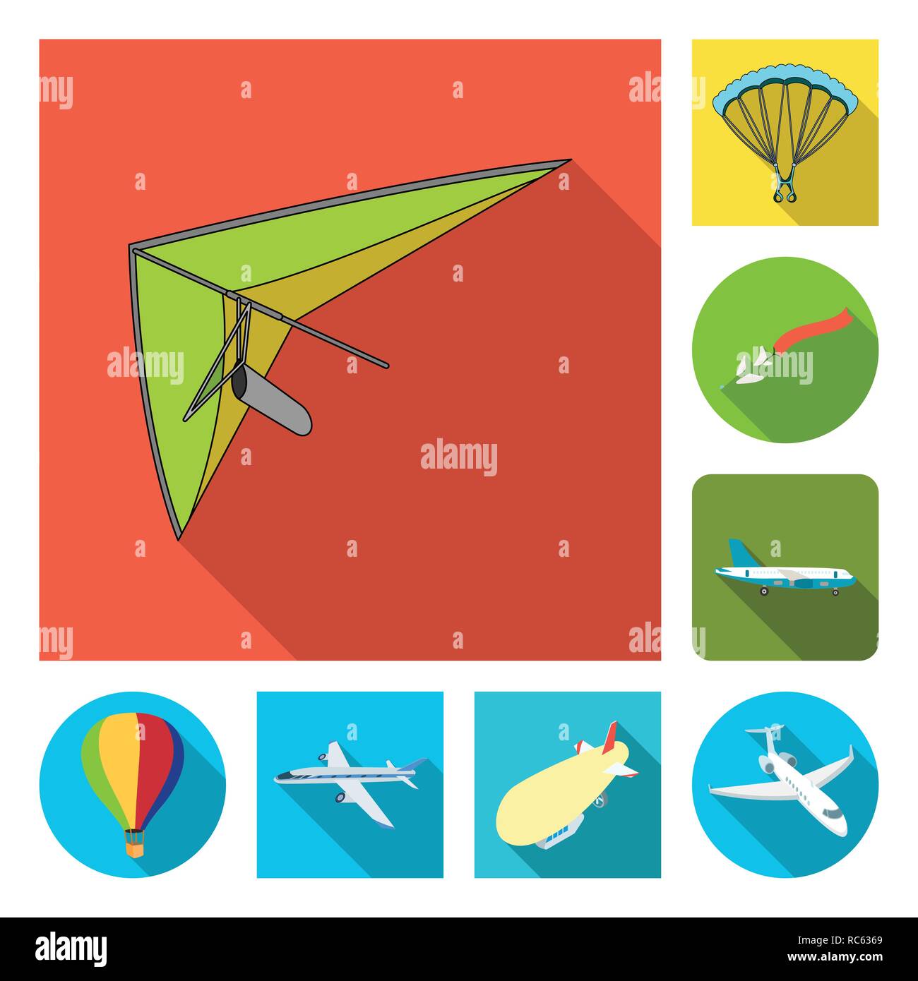 airplane,Balloon,airship,parachute,aircraft,commercial,aeroplane,plane ...