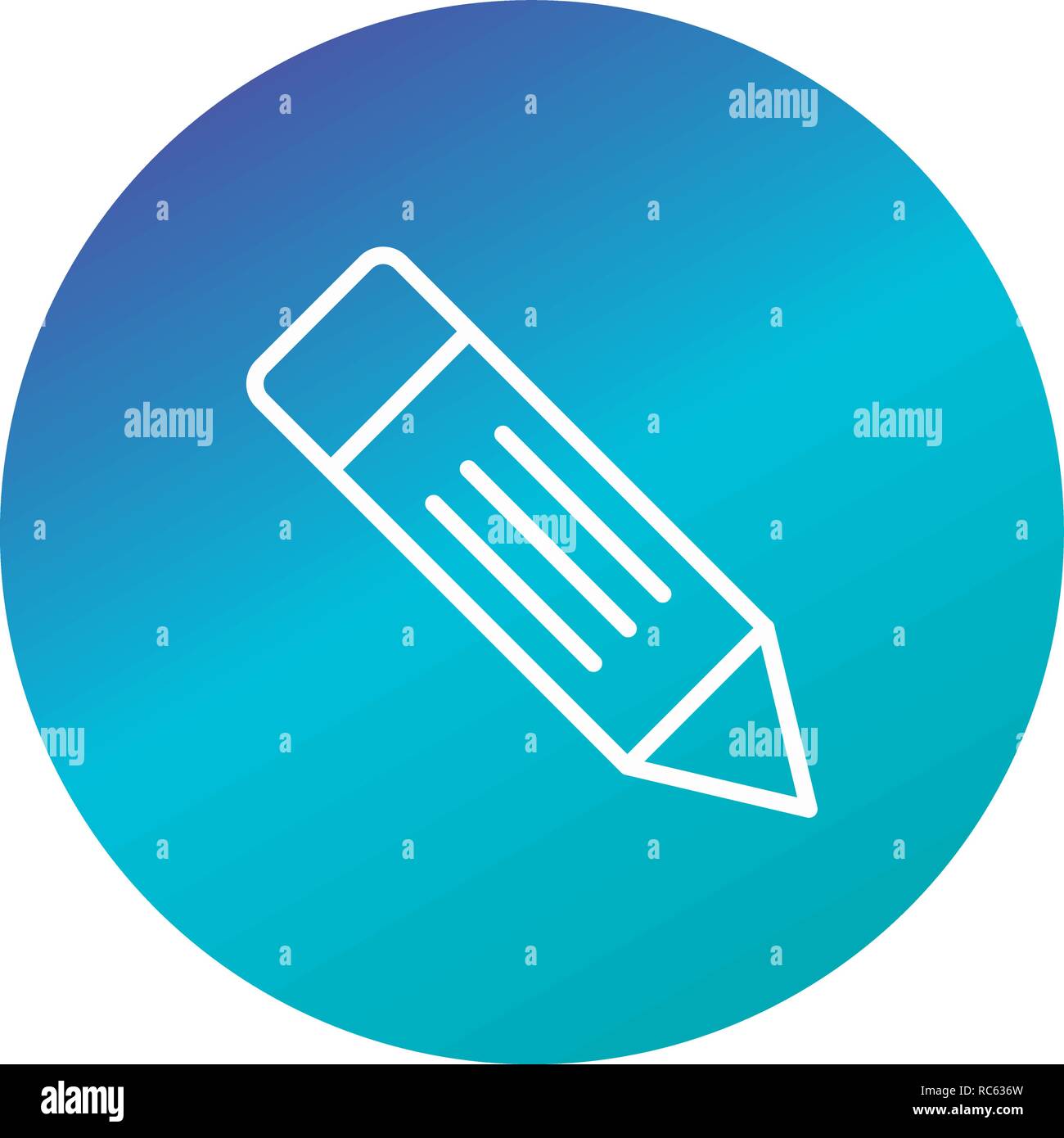 Vector Pencil Icon Stock Vector Image & Art - Alamy