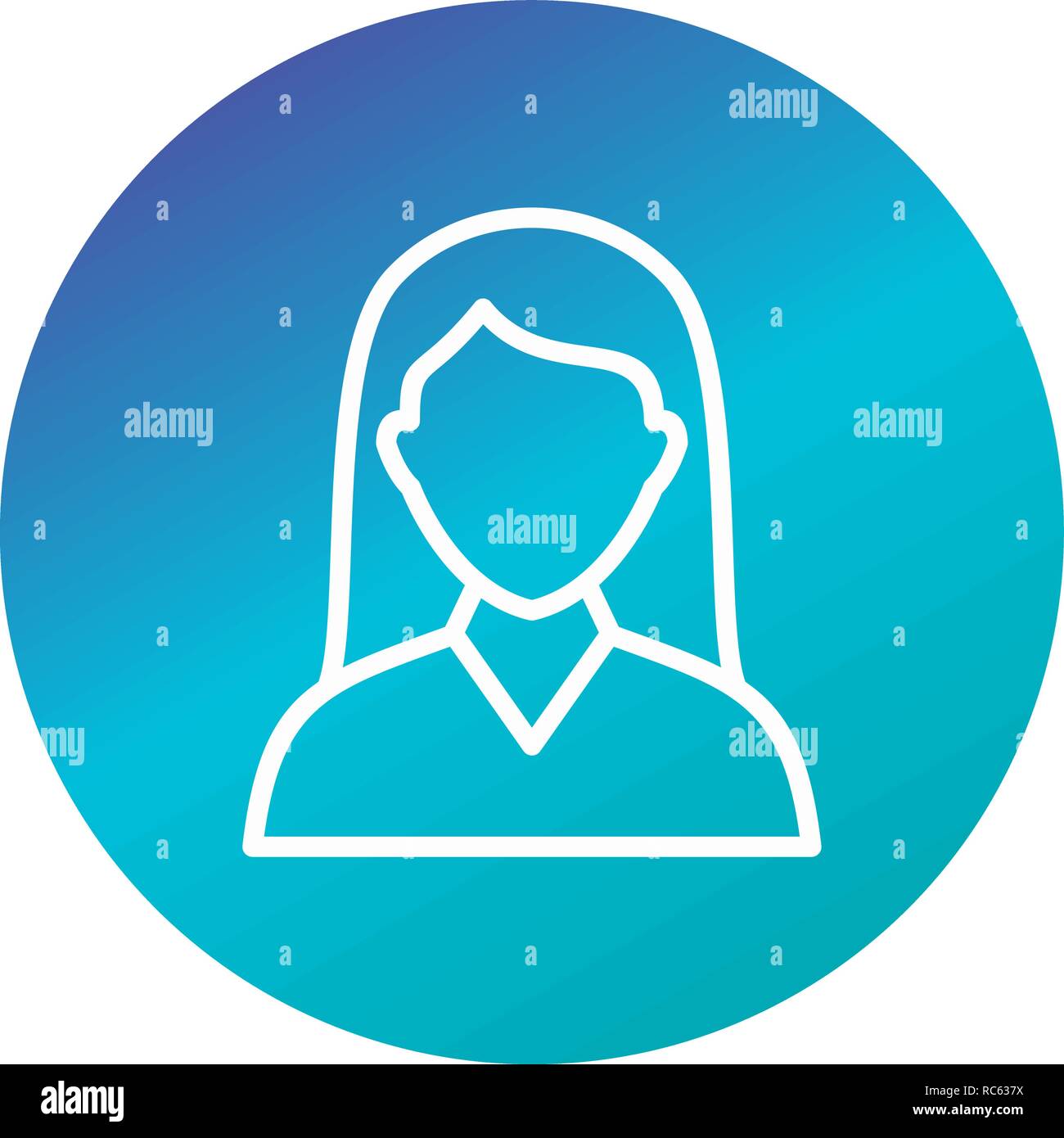 Vector Female Student Icon Stock Vector Image & Art - Alamy