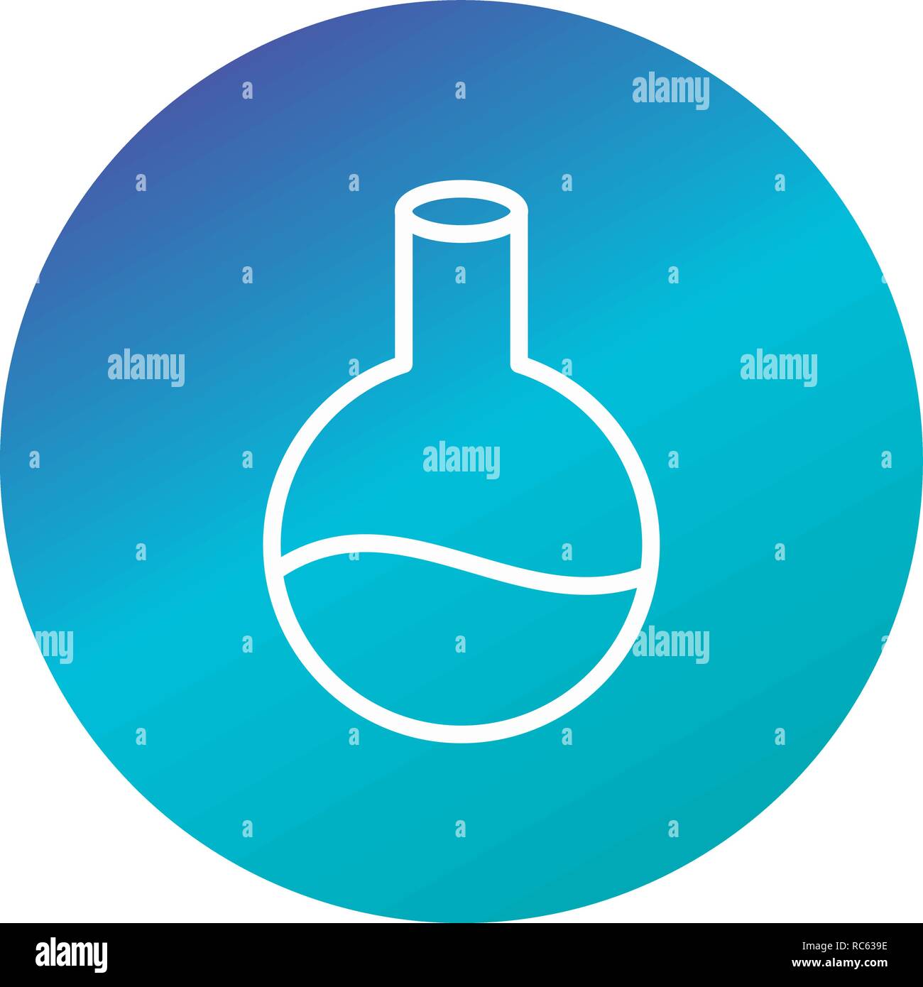 Vector Flask Icon Stock Vector Image & Art - Alamy