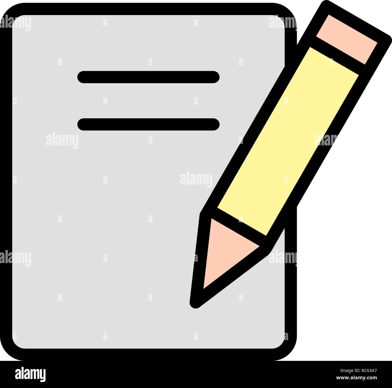 Vector Notes Icon Stock Vector Image & Art - Alamy