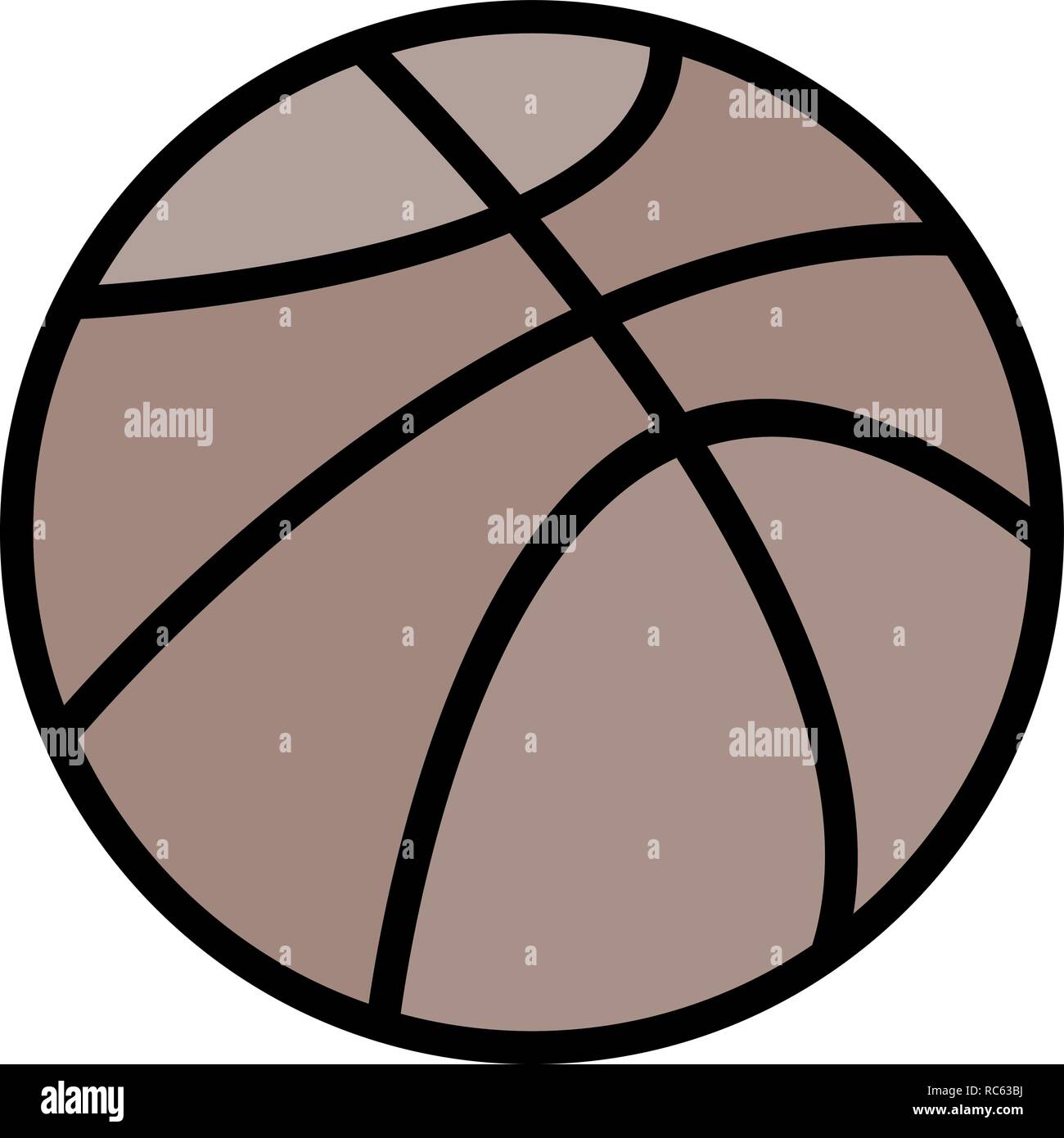 Vector Basket Ball Icon Stock Vector Image & Art - Alamy