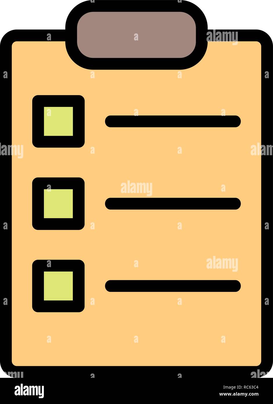 Vector List Icon Stock Vector Image & Art - Alamy