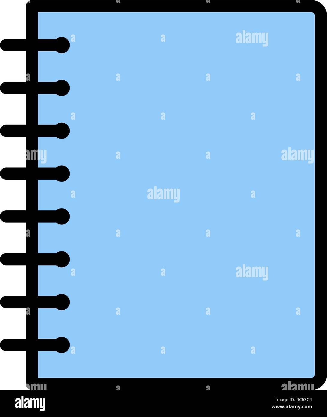 Vector Spiral Notebook Icon Stock Vector Image & Art - Alamy