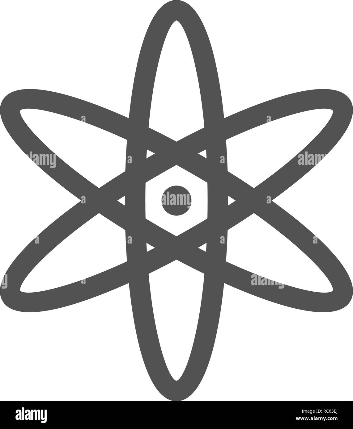 Vector Atom Icon Stock Vector Image & Art - Alamy