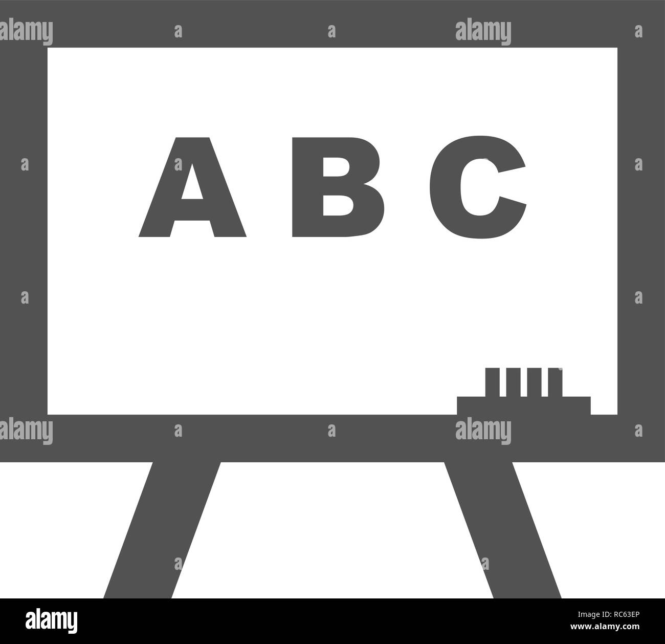 Vector Blackboard Icon Stock Vector Image & Art - Alamy