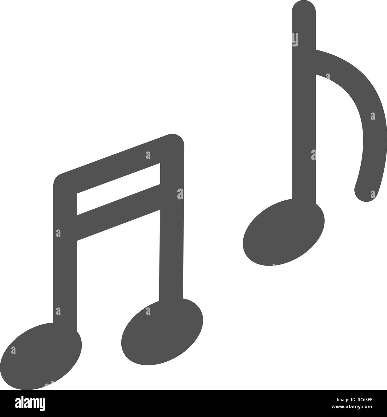 Vector Music Icon Stock Vector Image & Art - Alamy