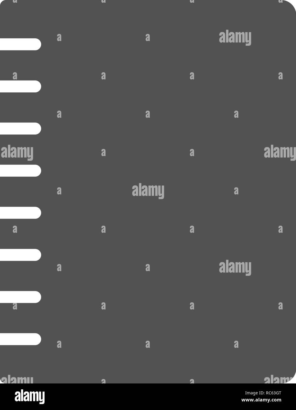 Vector Spiral Notebook Icon Stock Vector Image & Art - Alamy