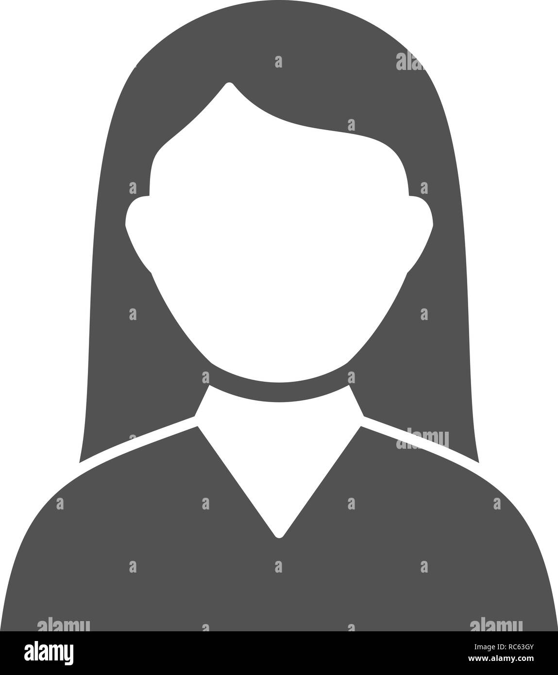 Vector Female Student Icon Stock Vector Image & Art - Alamy