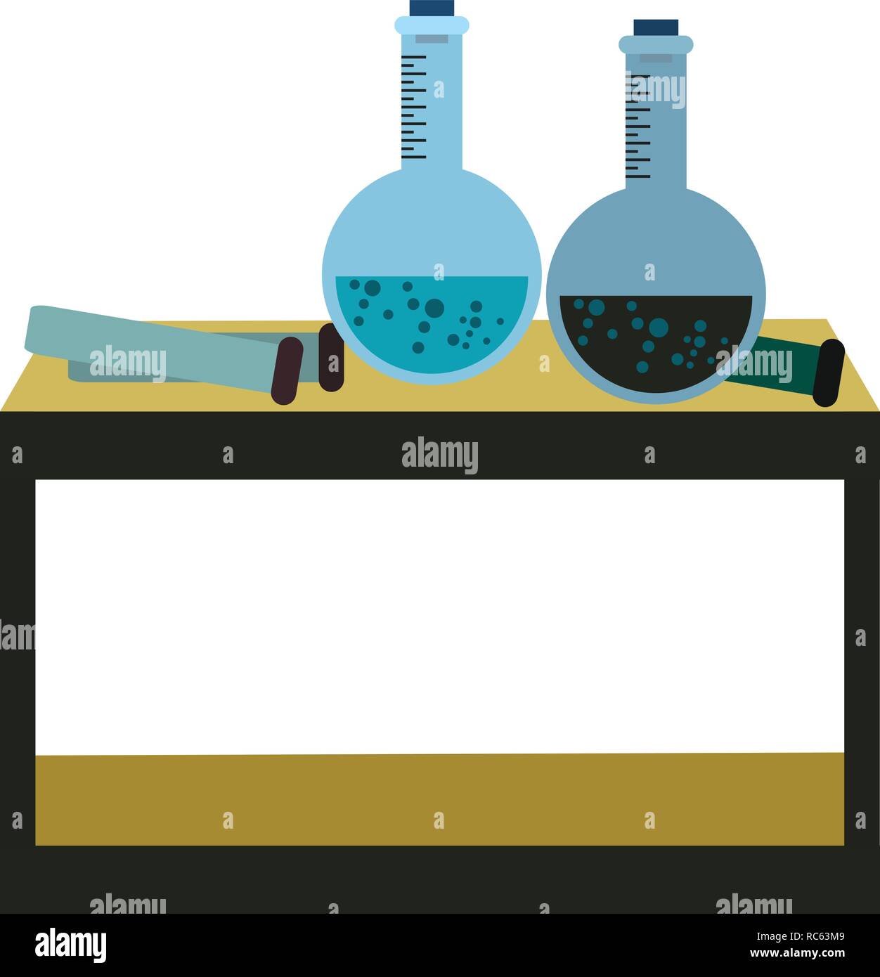 Vector Chemistry Set Icon Stock Vector Image & Art - Alamy