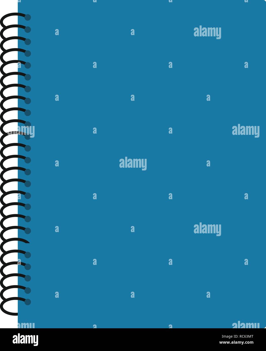 Vector Spiral Notebook Icon Stock Vector Image & Art - Alamy