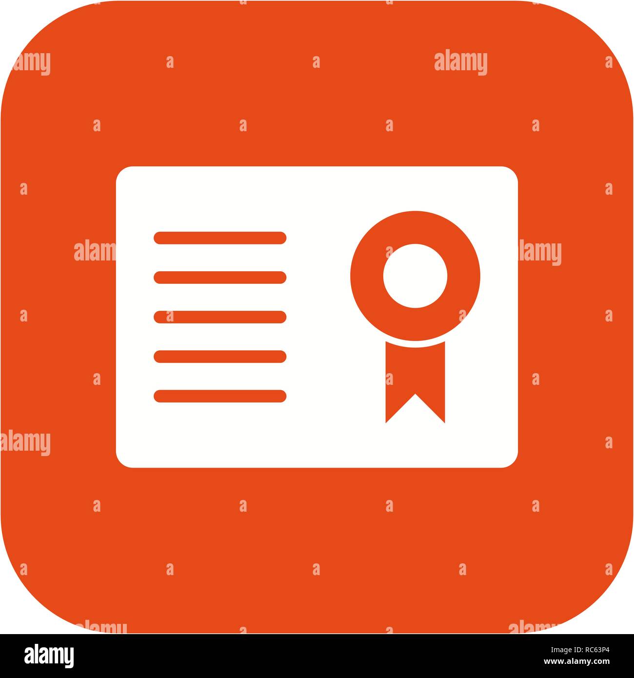 Vector Certificate Vector Icon Stock Vector Image & Art - Alamy