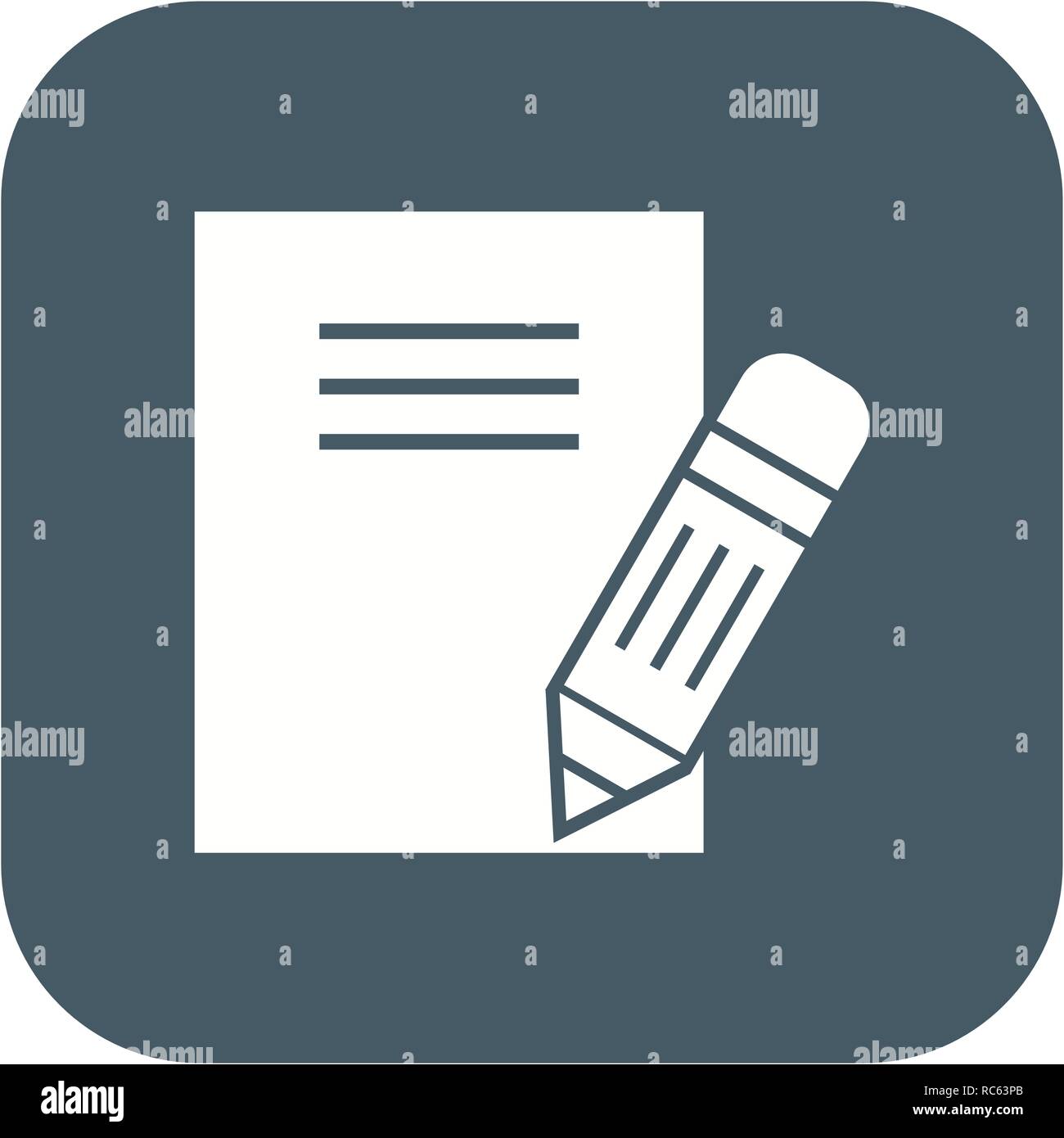 Vector Notes Icon Stock Vector Image & Art - Alamy