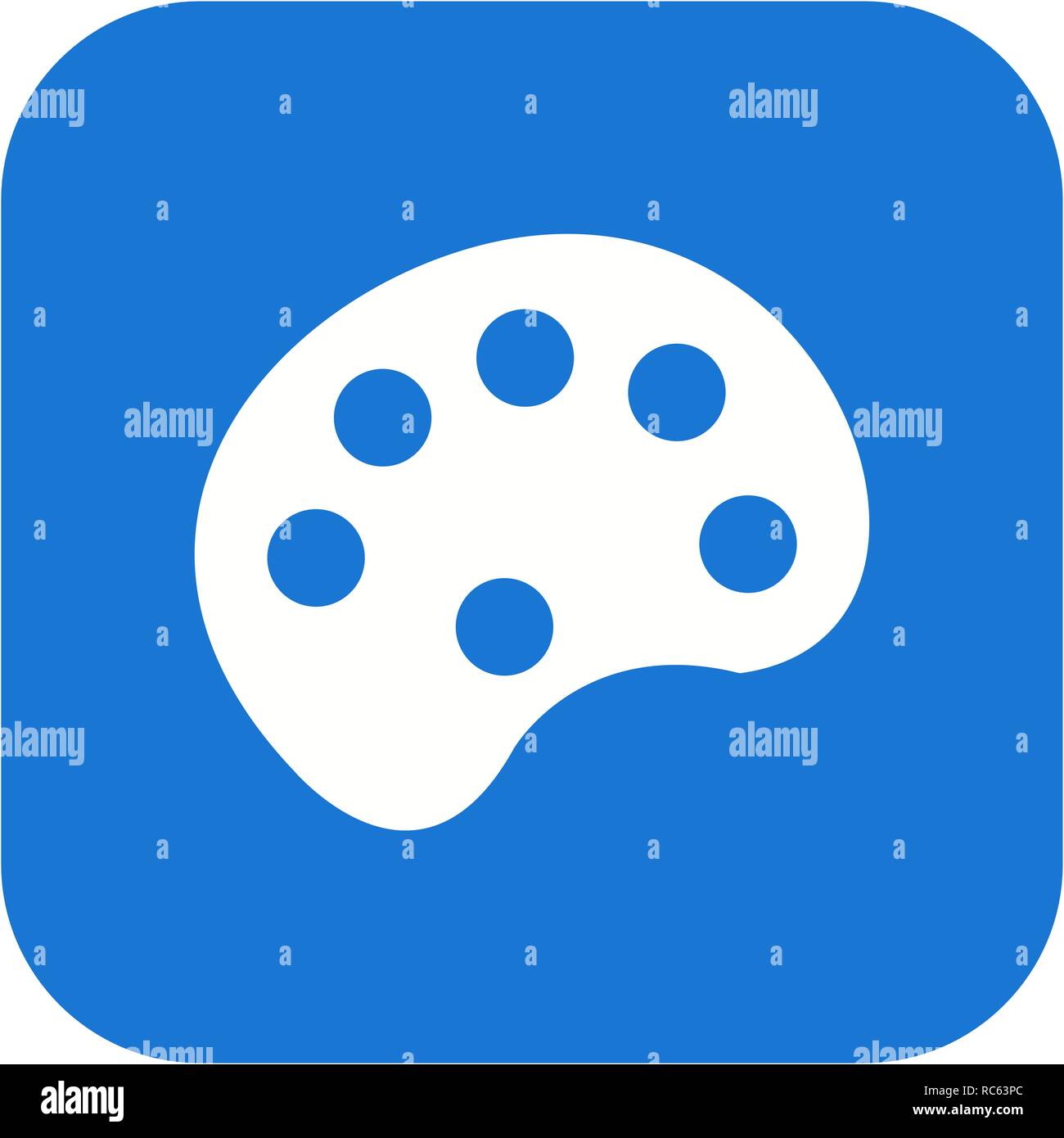 Vector Color Pallete Icon Stock Vector Image & Art - Alamy