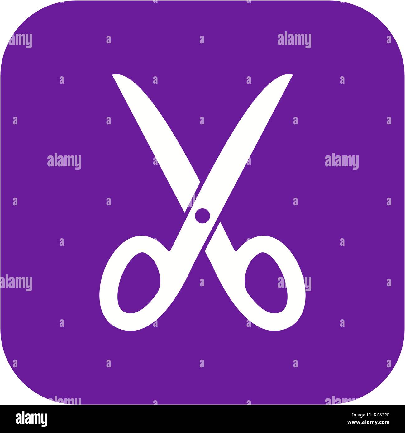 Vector Scissors Icon Stock Vector Image & Art - Alamy