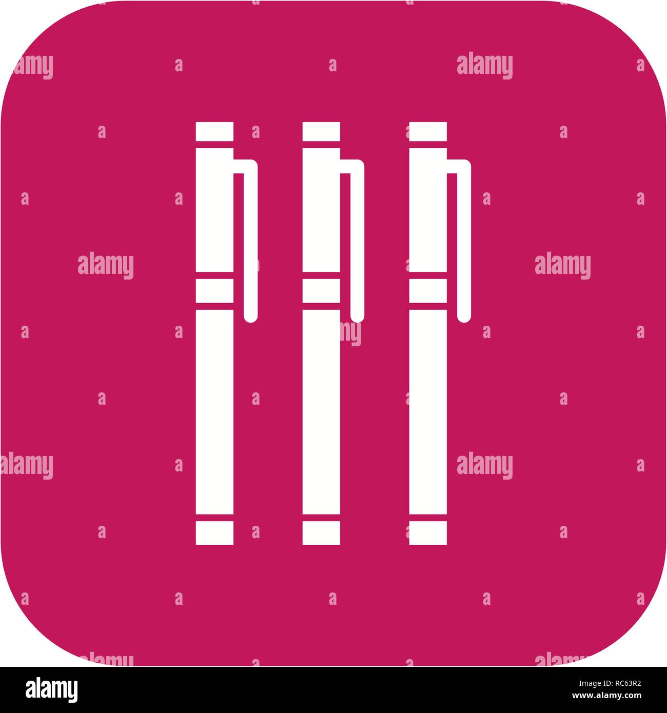Vector Markers Icon Stock Vector Image & Art - Alamy