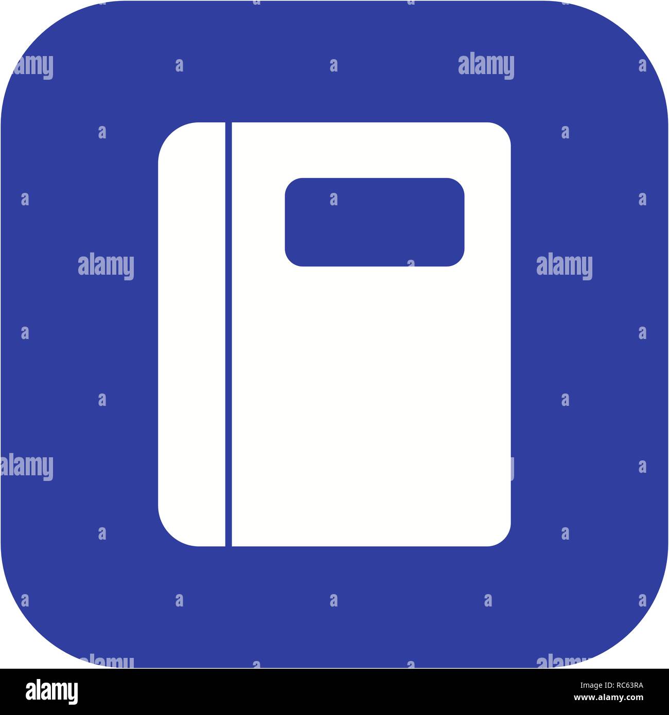 Vector Notebook Icon Stock Vector Image & Art - Alamy