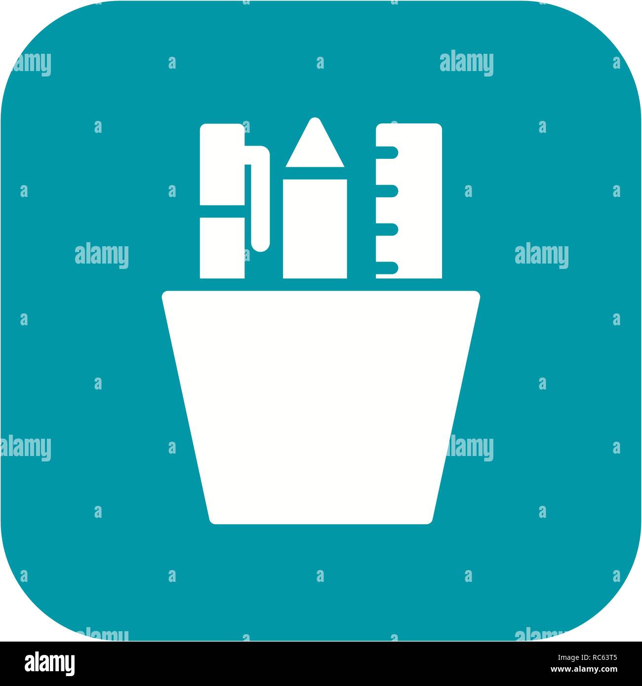 Vector Stationery Icon Stock Vector Image & Art - Alamy