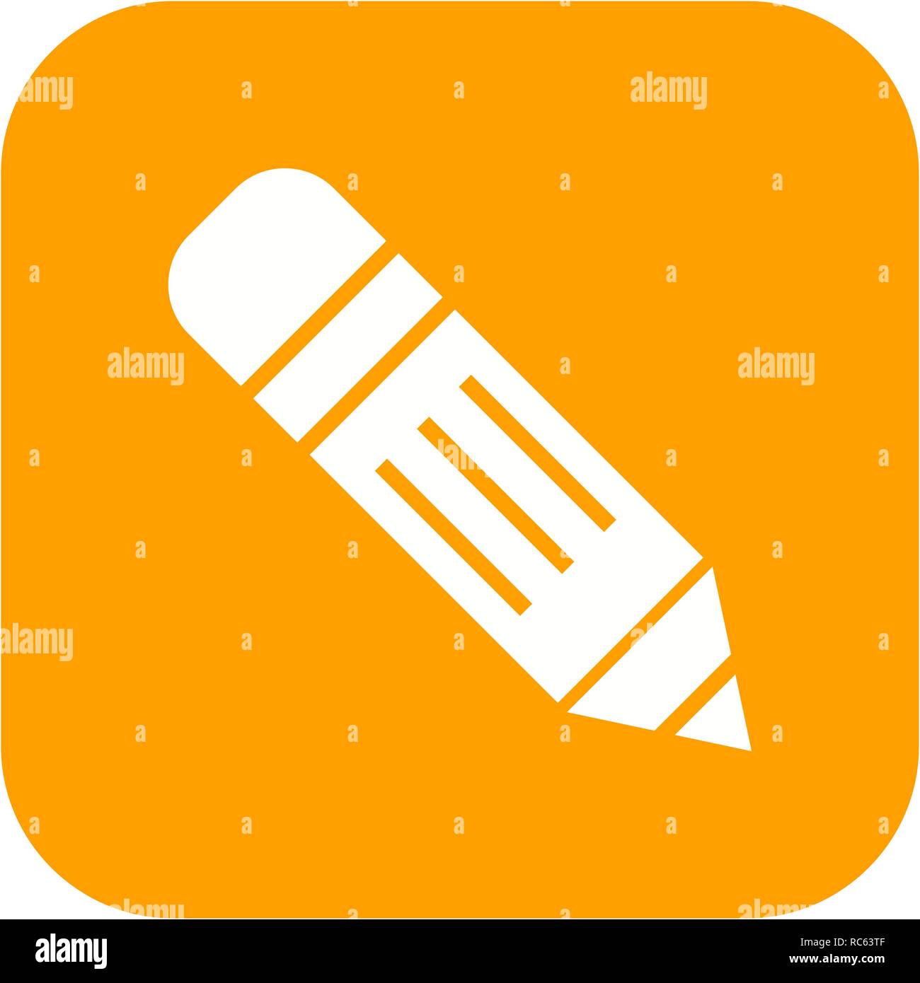 Vector Pencil Icon Stock Vector Image & Art - Alamy