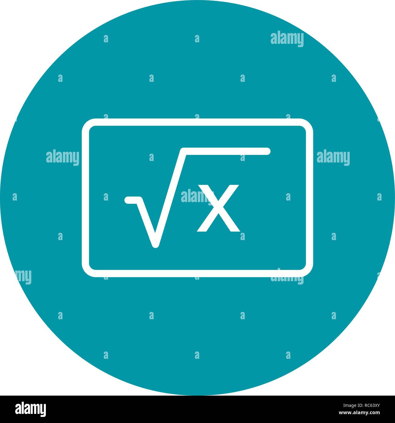 Vector Formula Icon Stock Vector Image & Art - Alamy