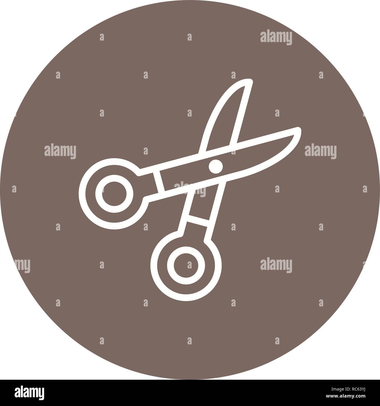 Vector Scissors Icon Stock Vector Image & Art - Alamy