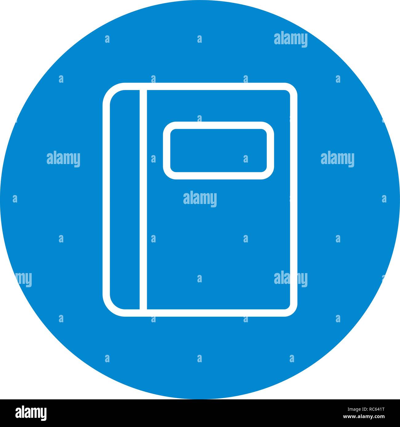 Vector Notebook Icon Stock Vector Image & Art - Alamy