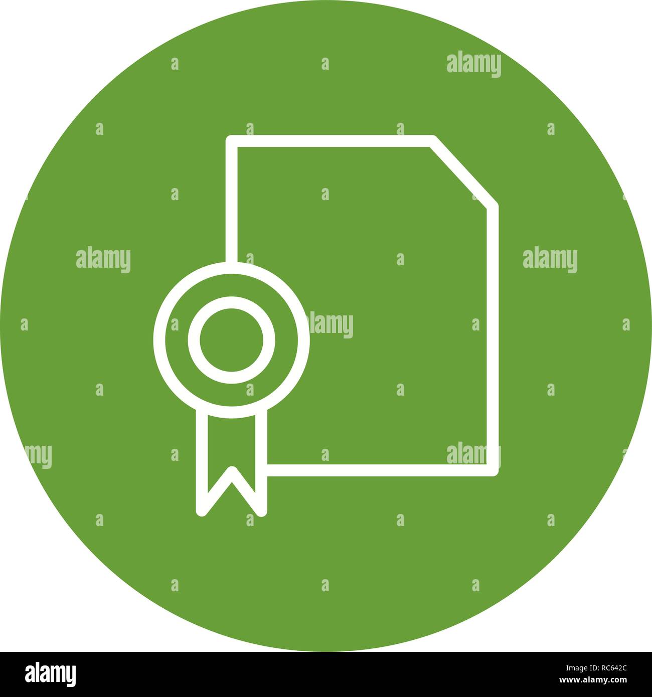 Vector Diploma Icon Stock Vector Image & Art - Alamy