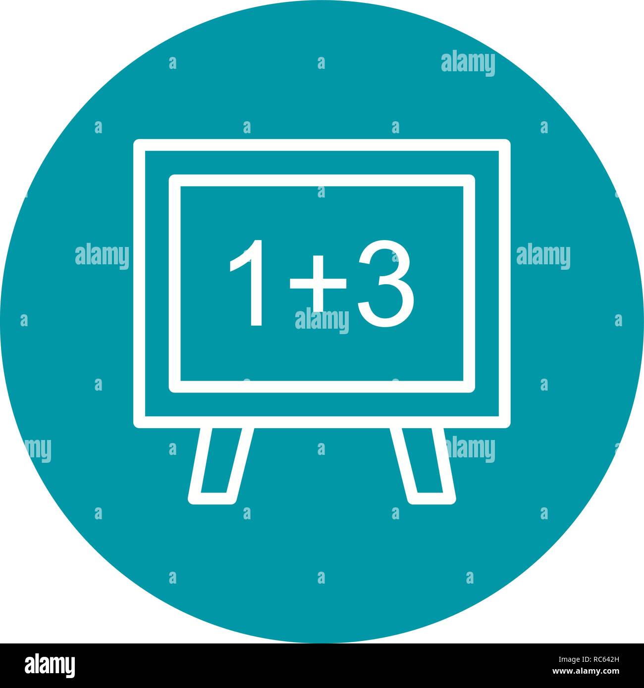 Vector Mathematics Icon Stock Vector Image & Art - Alamy