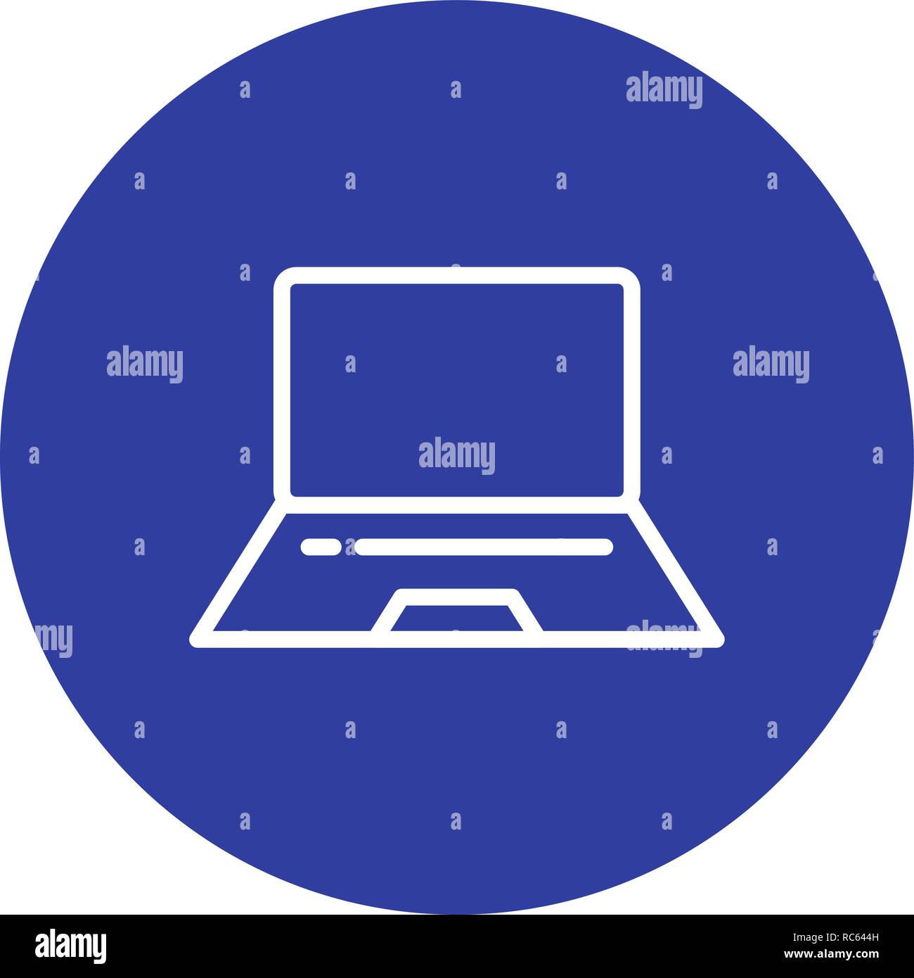 Vector Laptop Icon Stock Vector Image & Art - Alamy