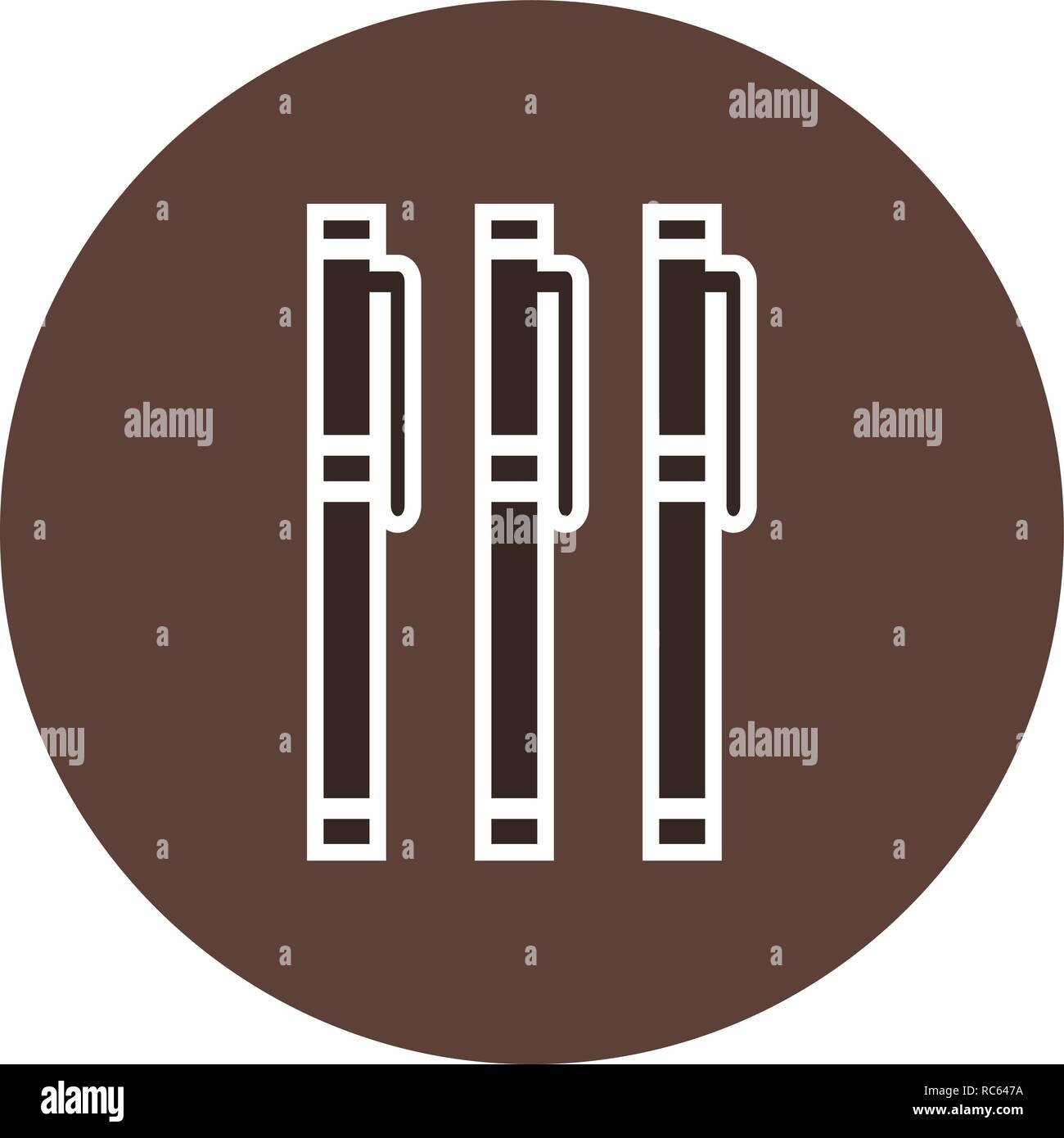 Vector Markers Icon Stock Vector Image & Art - Alamy