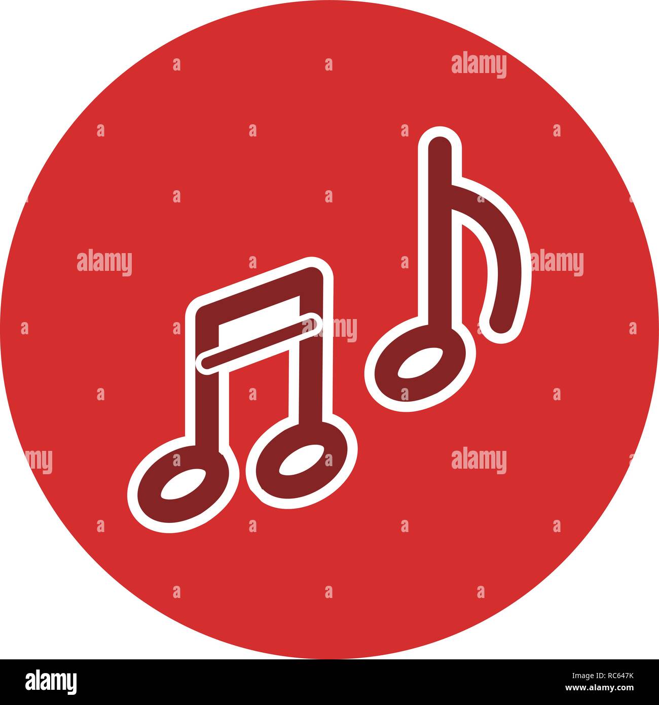 Vector Music Icon Stock Vector Image & Art - Alamy