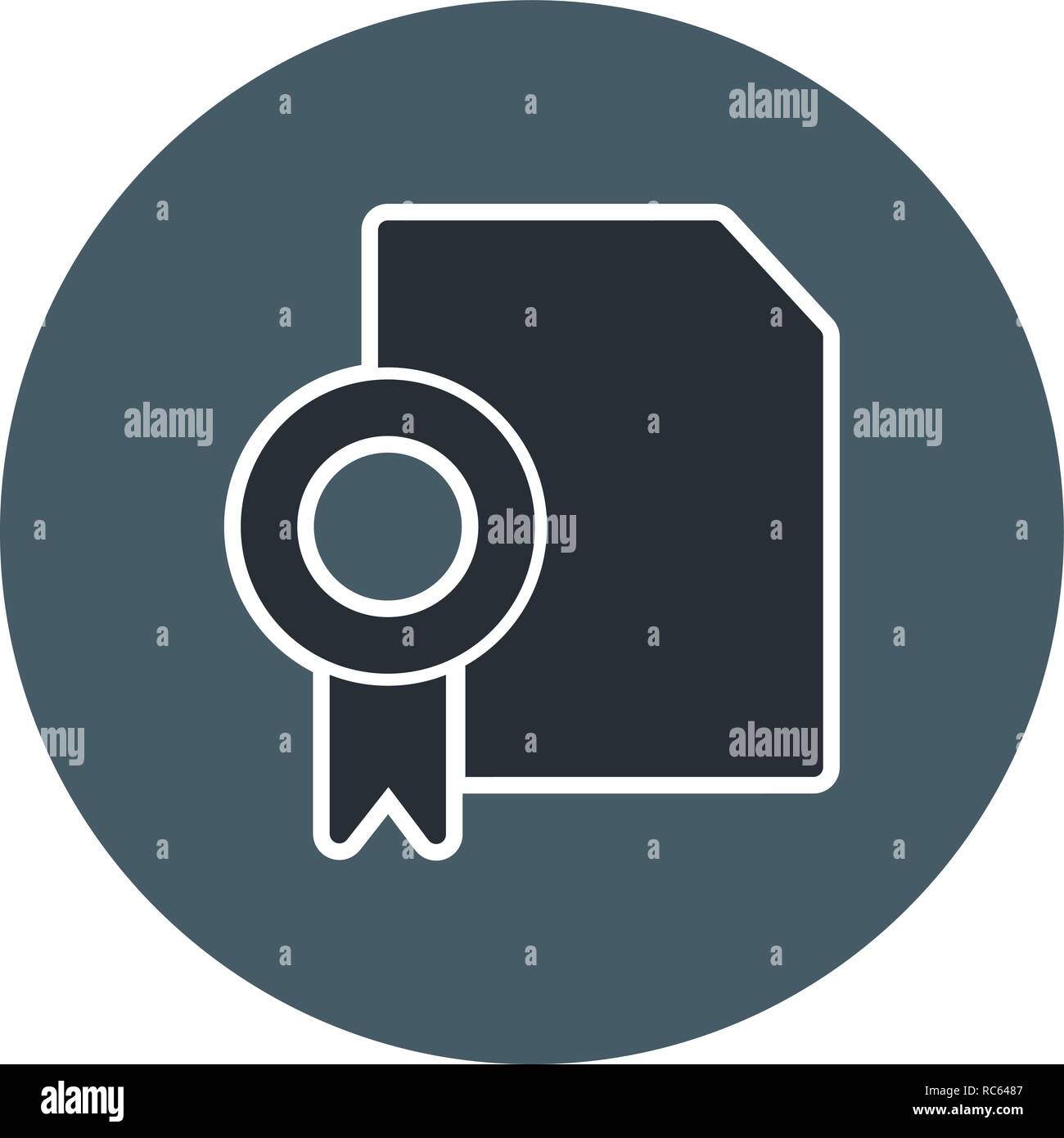 Vector Diploma Icon Stock Vector Image & Art - Alamy