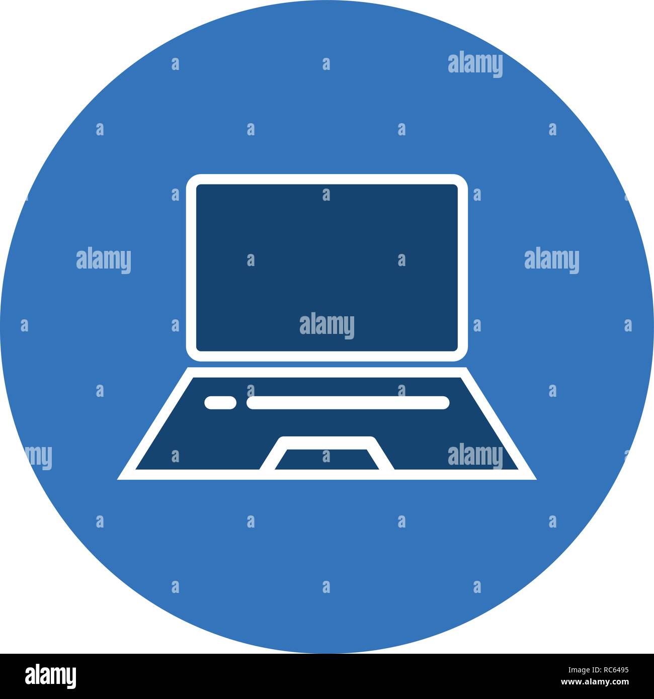Vector Laptop Icon Stock Vector Image & Art - Alamy