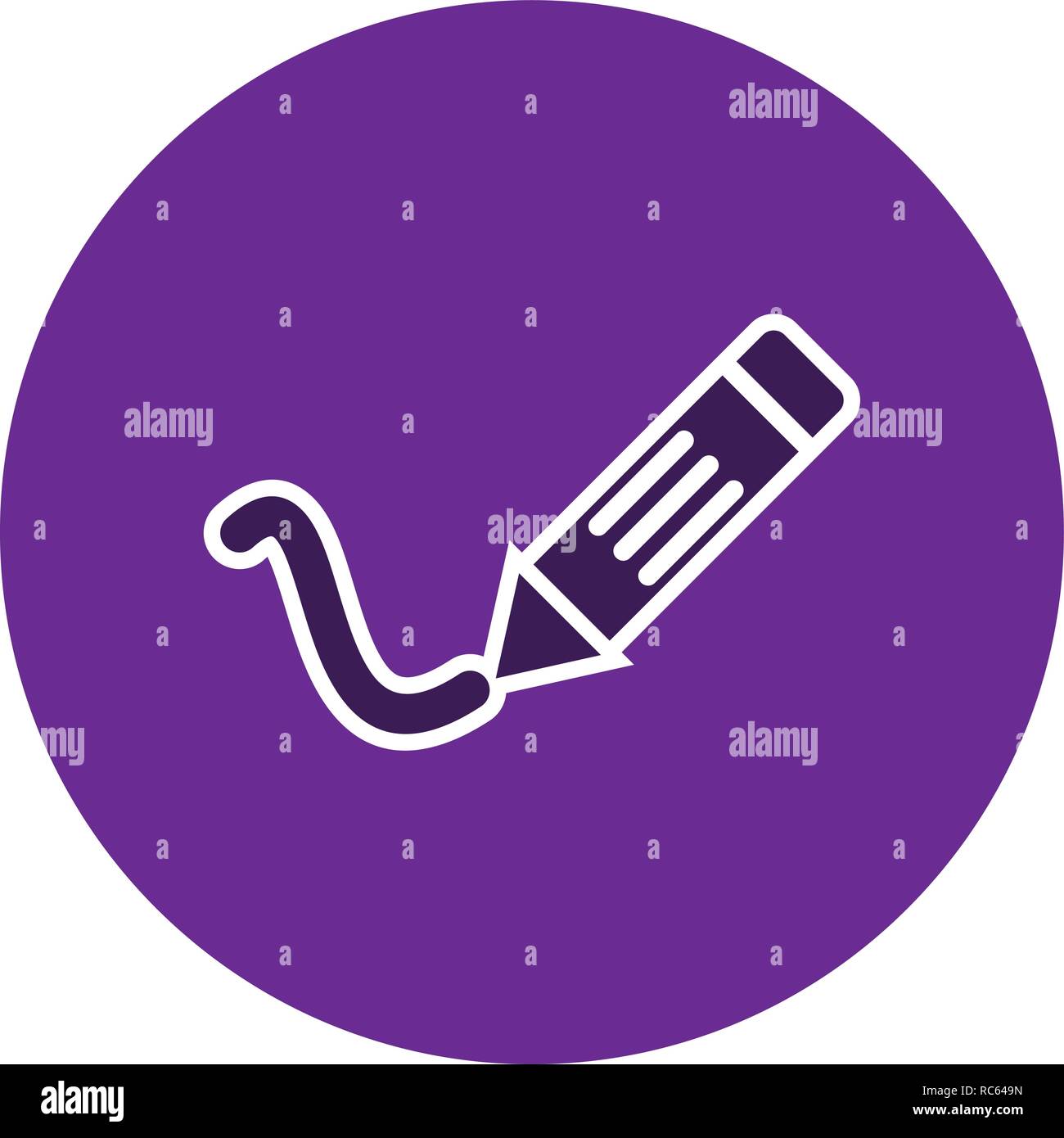 Vector Writing Icon Stock Vector Image & Art - Alamy