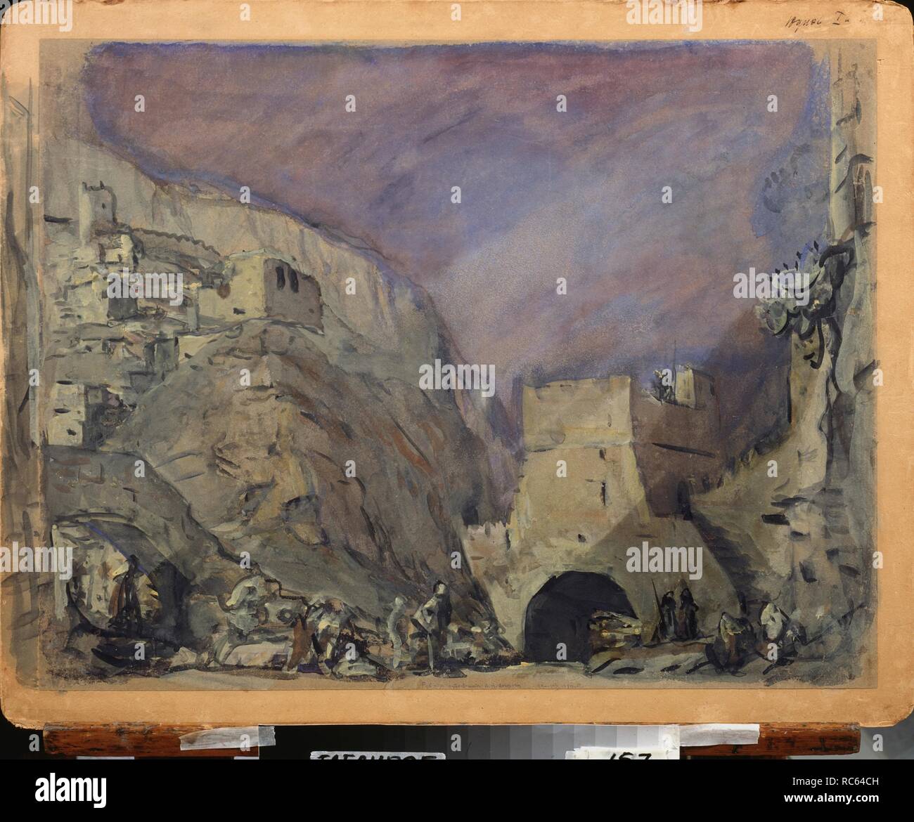 Stage design for the opera Judith by A. Serov. Museum: Regional Art ...