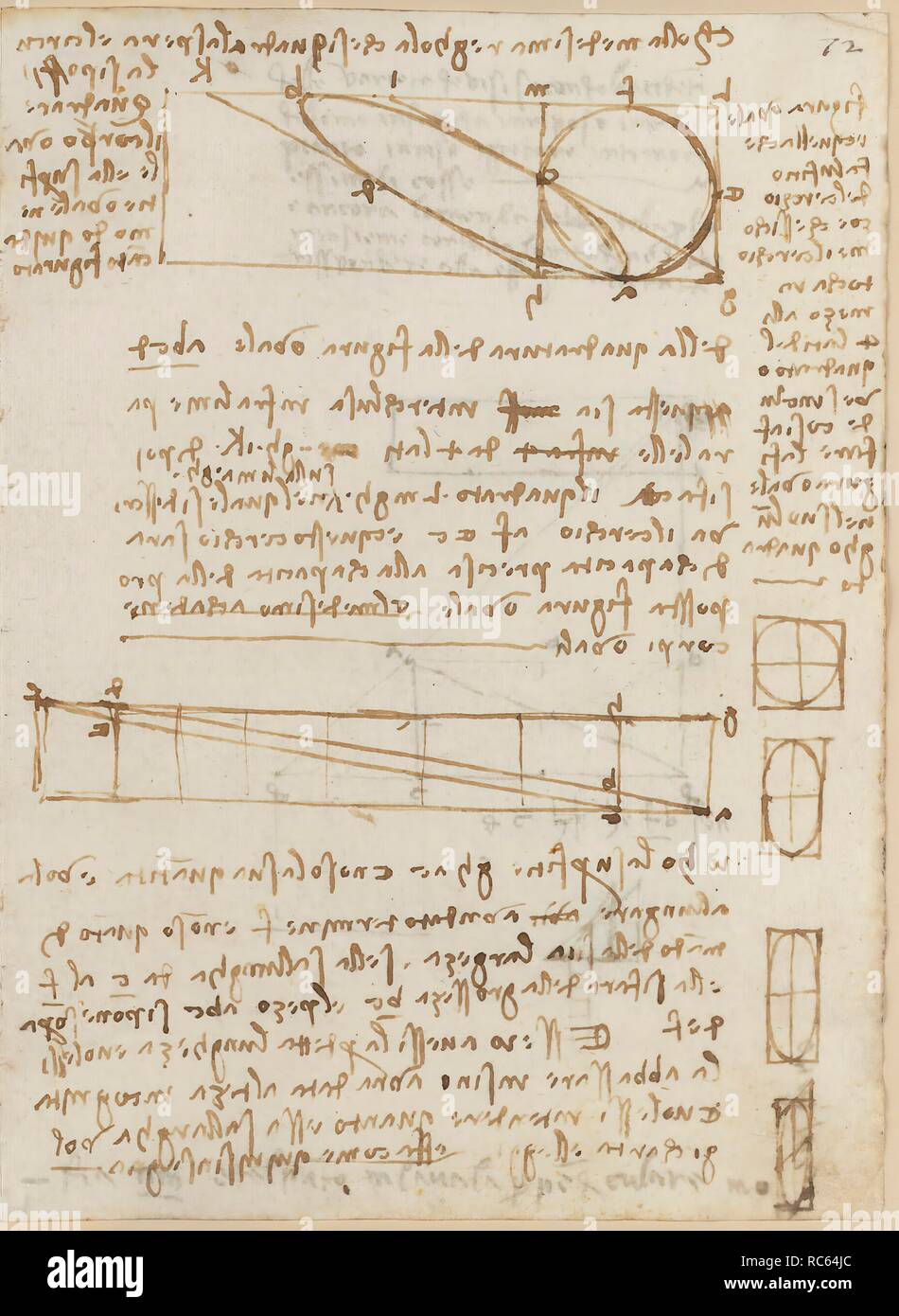 Folio f 72r. Codex Madrid II (Ms. 8936) "Treaty of fortification ...