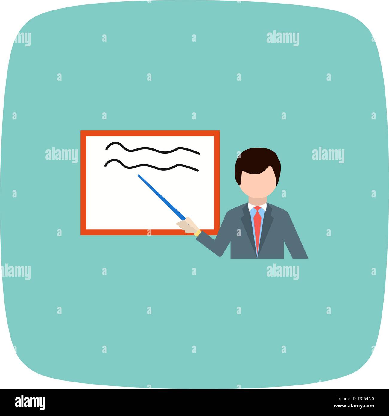 Vector Teaching Icon Stock Vector Image & Art - Alamy