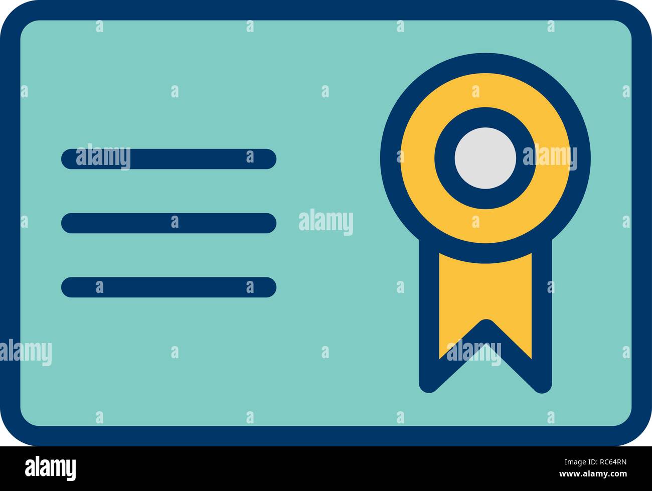 Vector Certificate Vector Icon Stock Vector Image & Art - Alamy