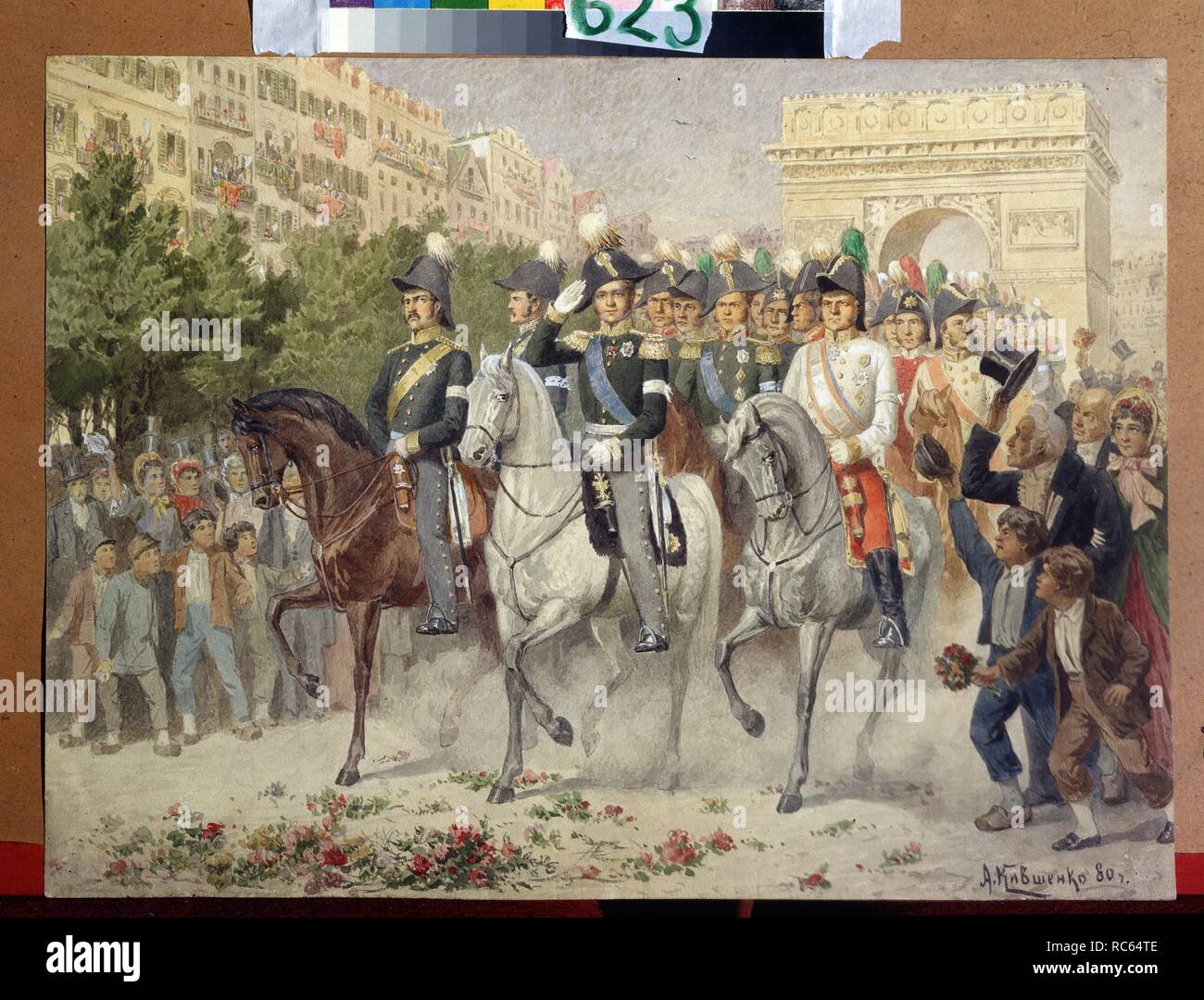 Paris 1814 russian hi-res stock photography and images - Alamy